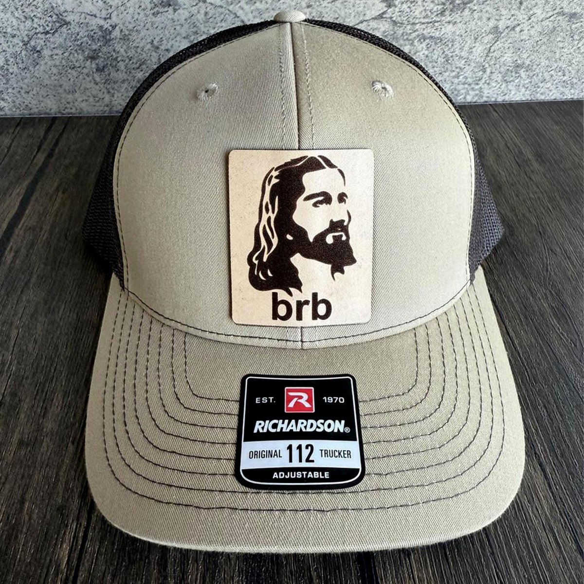 Jesus BRB Hat - Richardson 112, Christian Hat, Be Right Back – Patch ...